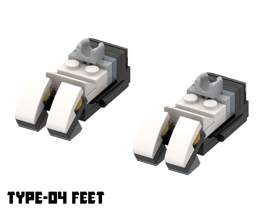 LEGO MOC-216625 Add-On Pack: Mech Feet - (MOC-190608 Modification) by ...