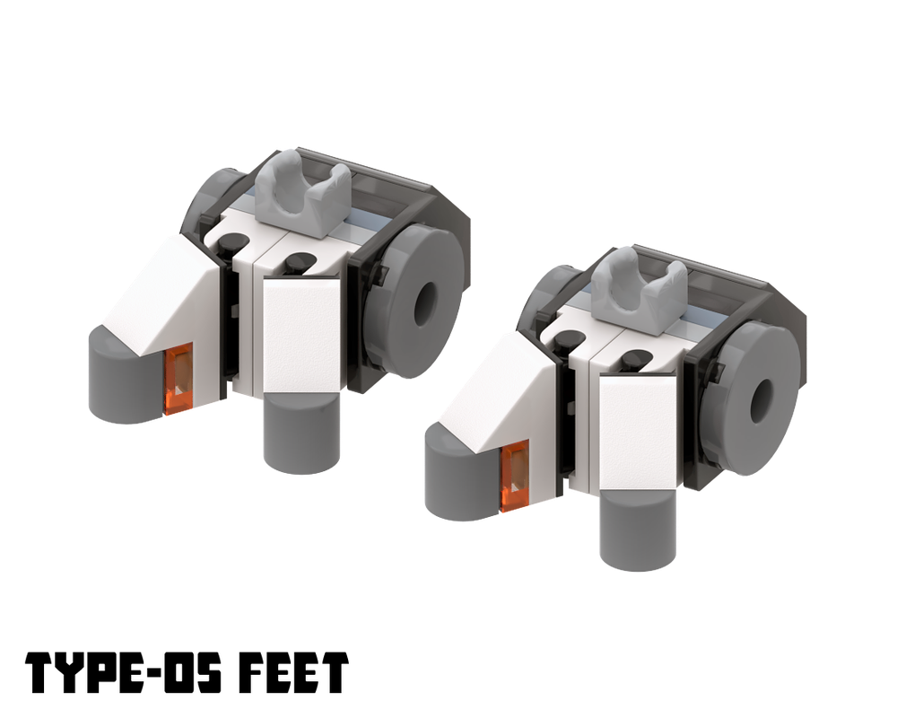 LEGO MOC-216625 Add-On Pack: Mech Feet - (MOC-190608 Modification) by ...
