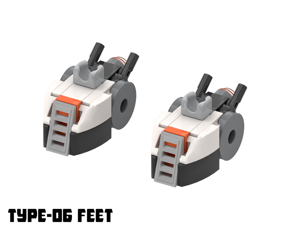 LEGO MOC Add-On Pack: Mech Feet - (MOC-190608 Modification) by Mech ...