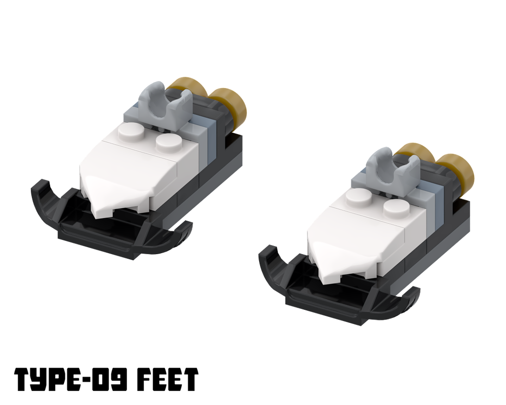 LEGO MOC Add-On Pack: Mech Feet - (MOC-190608 Modification) by Mech ...