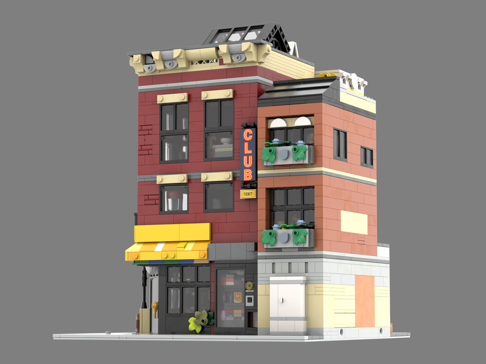 Lego Moc Deli Store And Restaurant Alternate Build Of Jazz Clubmiles