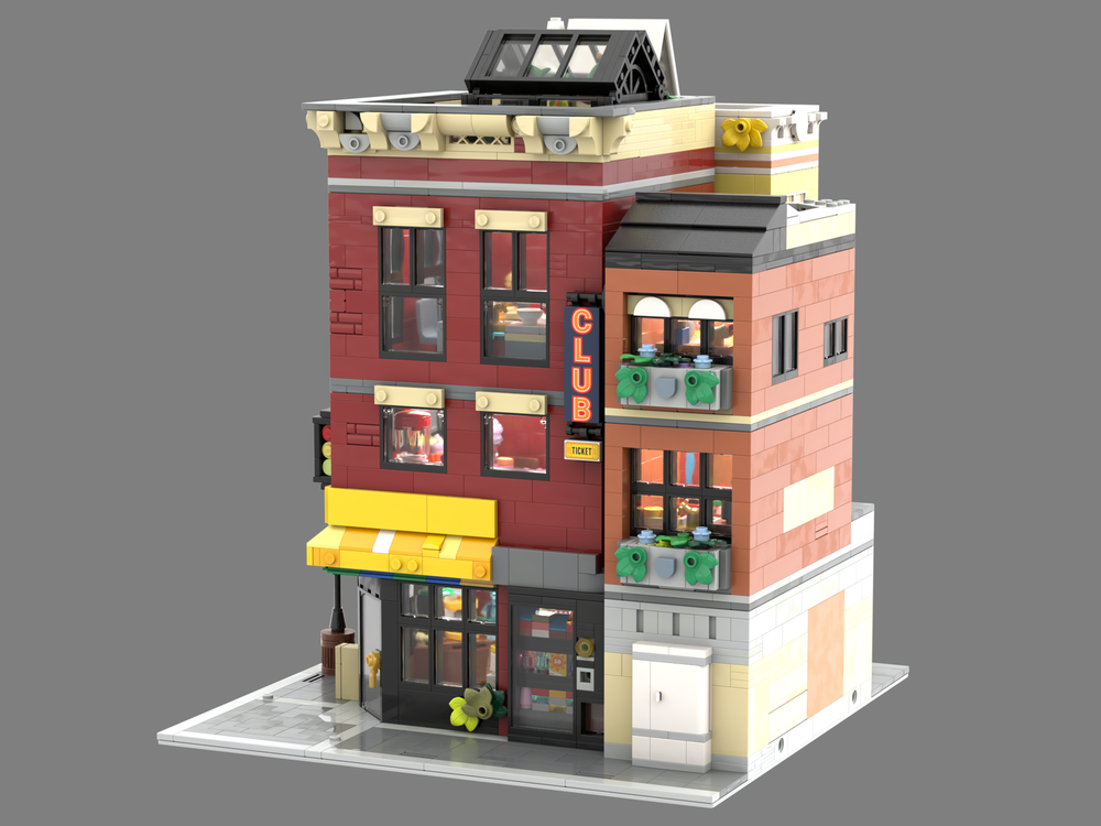 Lego Moc Deli Store And Restaurant Alternate Build Of Jazz Clubmiles