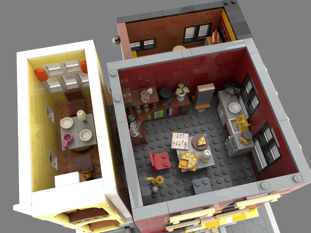 Lego Moc Deli Store And Restaurant Alternate Build Of Jazz Clubmiles