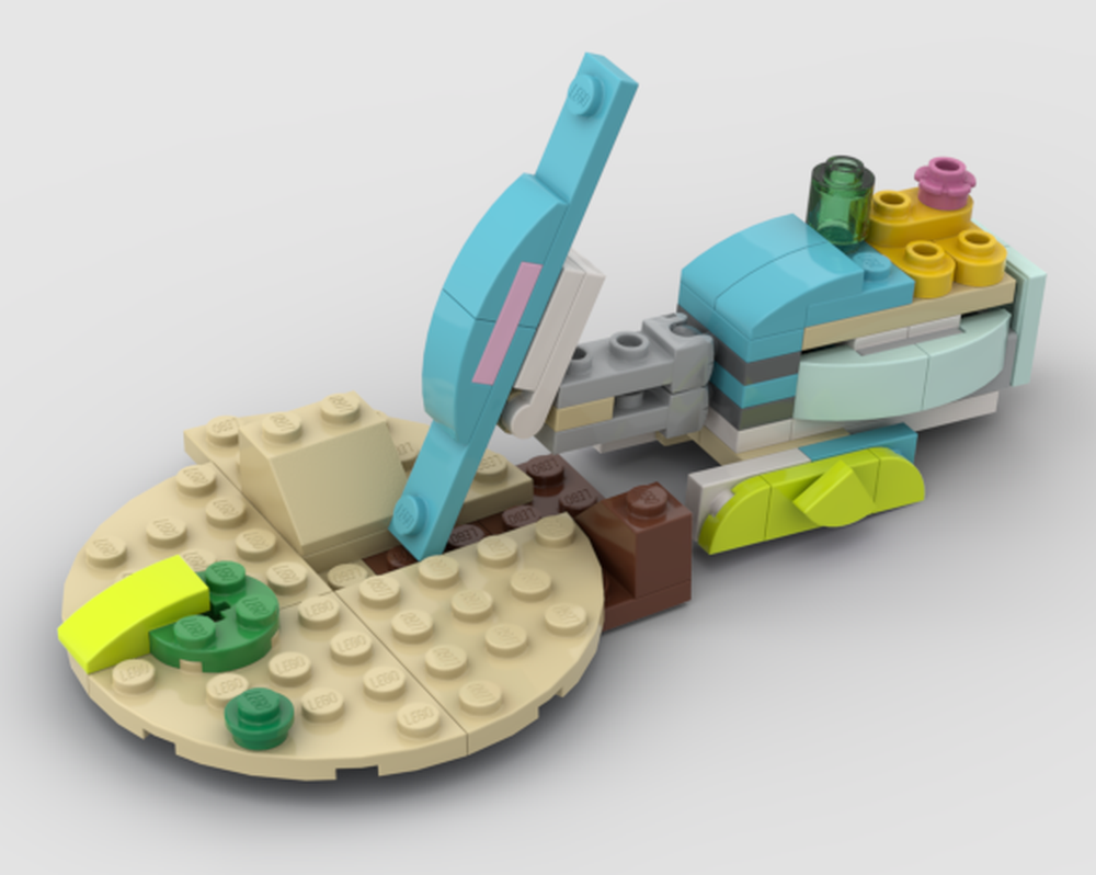 LEGO MOC 31128 Drilling Rig by Rovel | Rebrickable - Build with LEGO