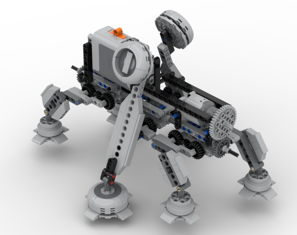 LEGO MOC Base structure for the motorized AT-TE by jalis-welt ...