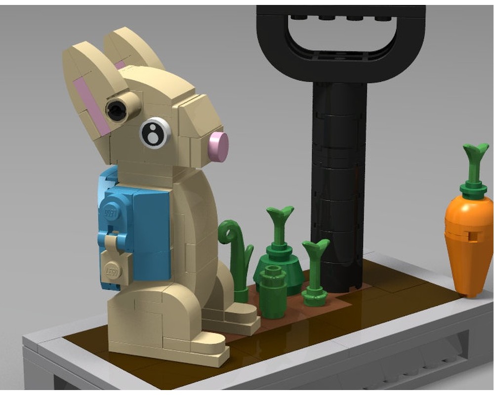 LEGO MOC Peter Rabbit Scene by Sportdrive_Gaming | Rebrickable - Build ...