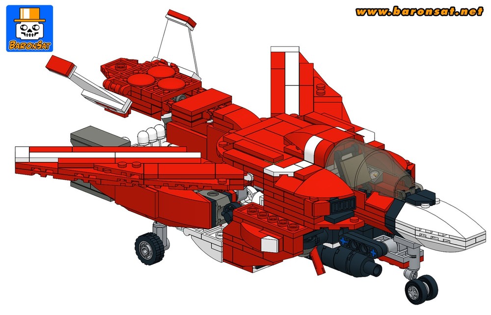 LEGO MOC RB Macross / Robotech Transformable Fighter VF-1J Milia ...