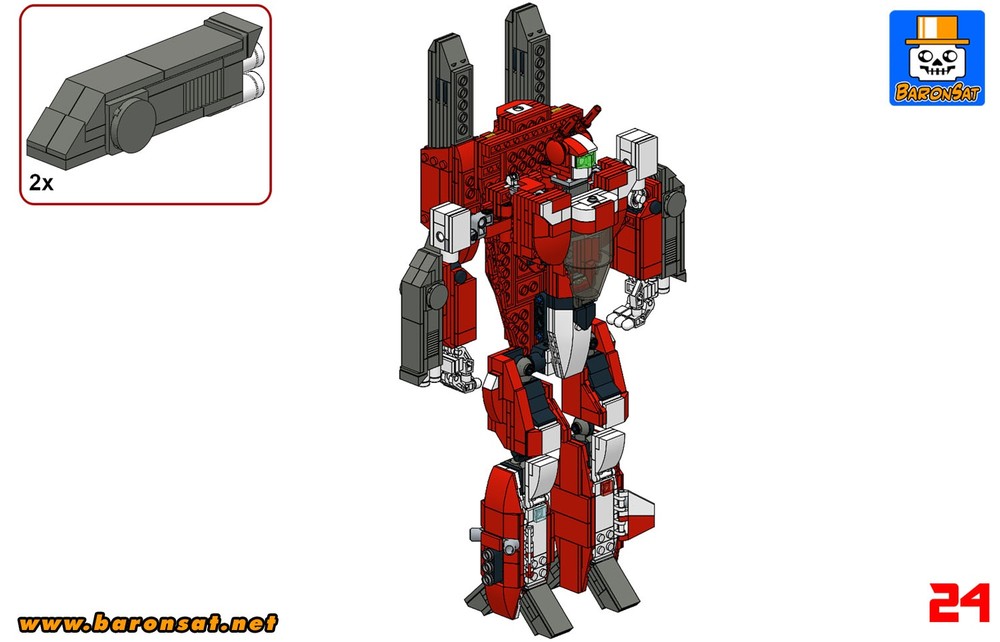 LEGO MOC RB Macross / Robotech Transformable Fighter VF-1J Milia ...