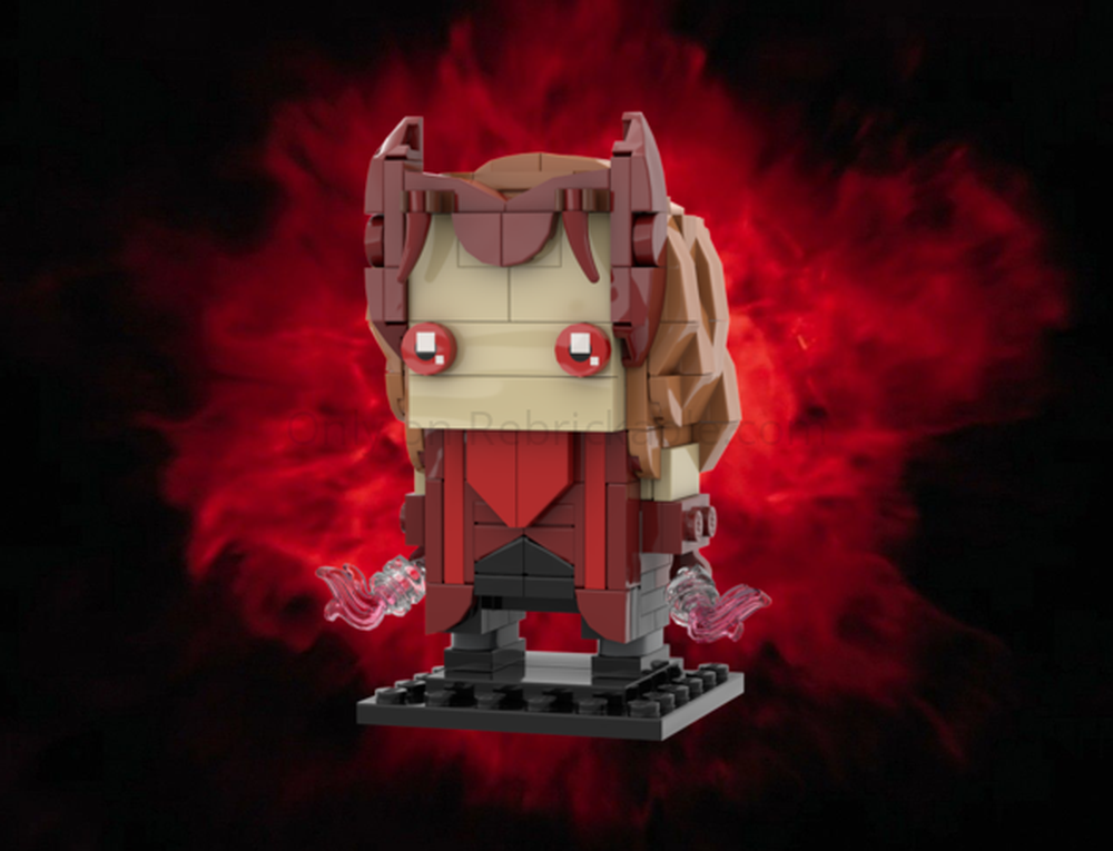 LEGO MOC-216653 Scarlet Witch (Wanda Maximoff) Brickheadz - MCU by ...