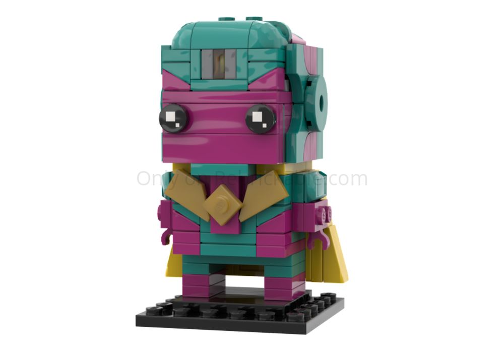 LEGO MOC Vision Brickheadz - MCU by raguidel | Rebrickable - Build with ...