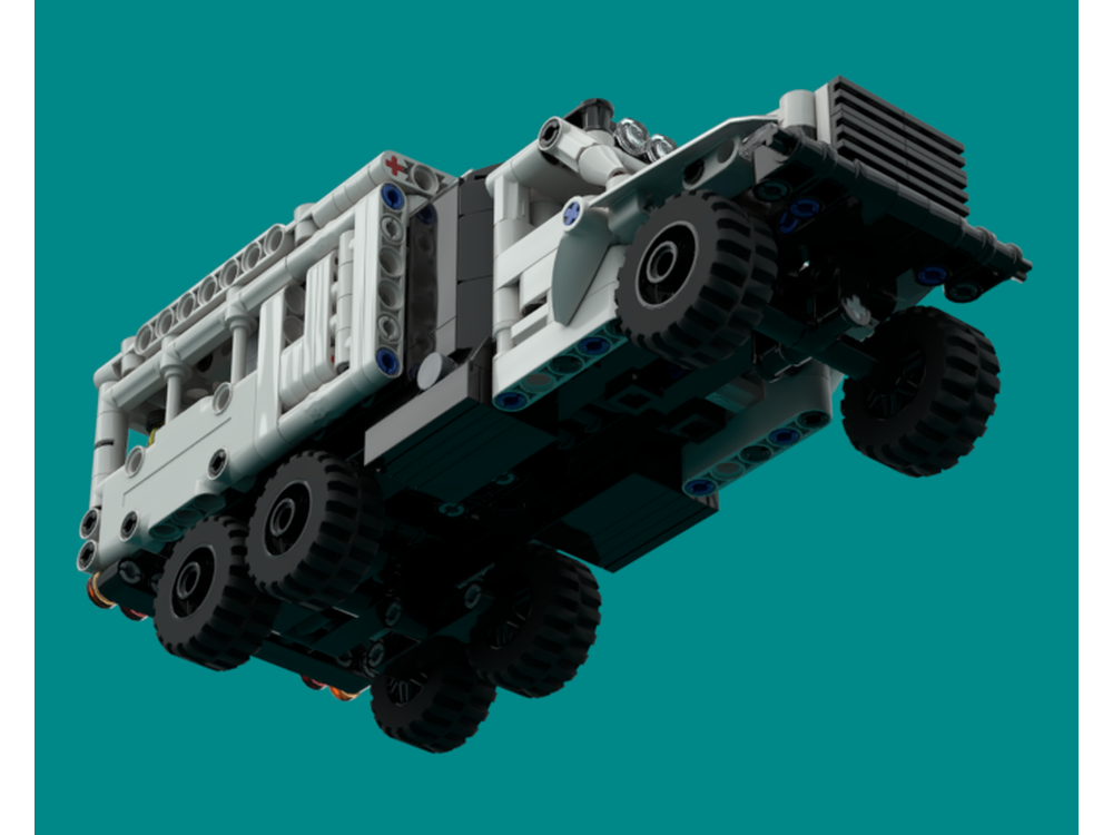 LEGO MOC Ural 6x6 Auto House by ElectroFutureX | Rebrickable - Build ...