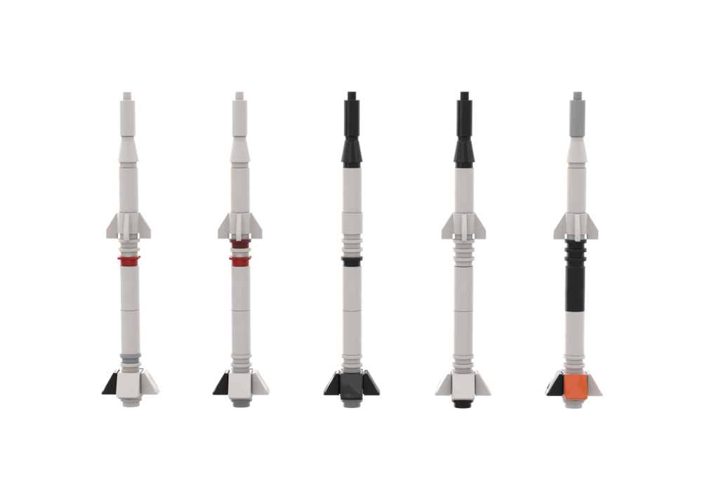 LEGO MOC-216665 Blue Scout Jr. Rockets | 1:110 Scale by OdinoRaptor ...