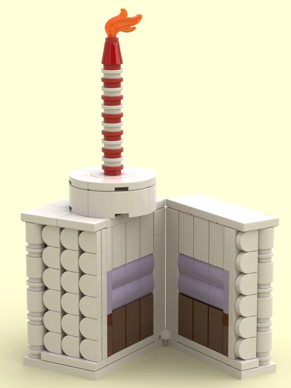 LEGO MOC Brick Ice Cream Cake by ZTBricks | Rebrickable - Build with LEGO