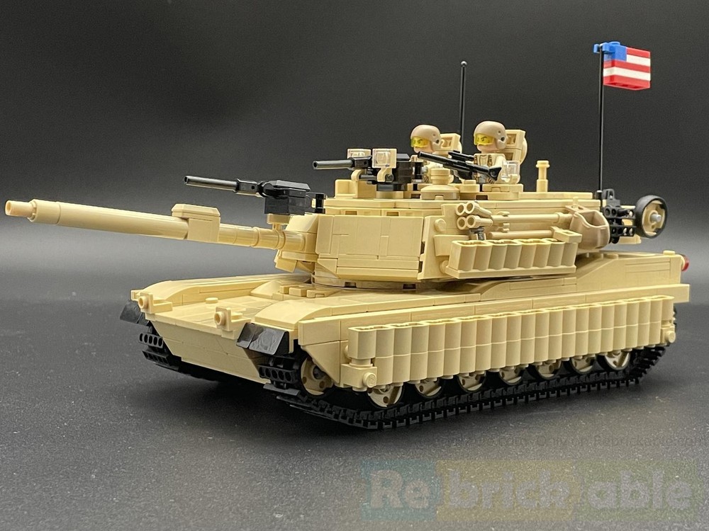 LEGO MOC M1A2 Abrams SEP TUSK II by LKBuilds | Rebrickable - Build with ...