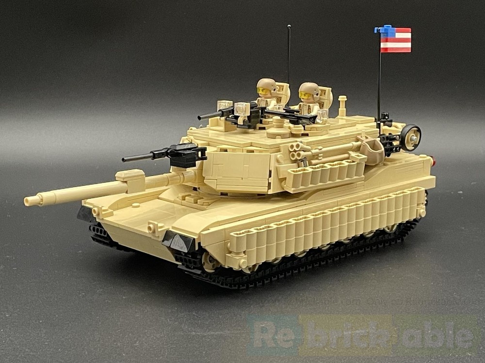 LEGO MOC M1A2 Abrams SEP TUSK II by LKBuilds | Rebrickable - Build with ...