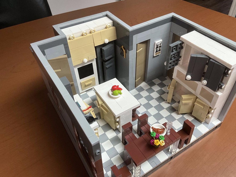 LEGO MOC Bungalow part 1 - Kitchen by emixam2 | Rebrickable - Build ...