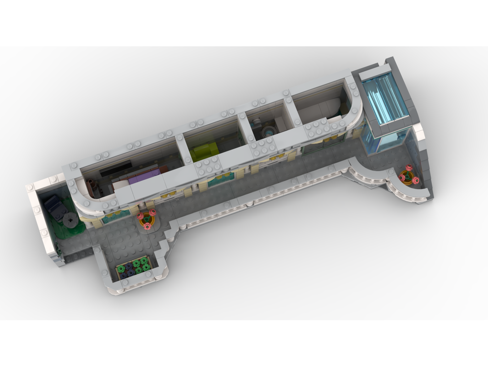 LEGO MOC Motel Brick by BrickAndBuildsI | Rebrickable - Build with LEGO