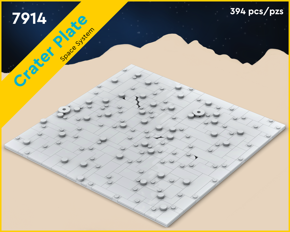 LEGO MOC Crater Plate by Tubi_Rock_V | Rebrickable - Build with LEGO