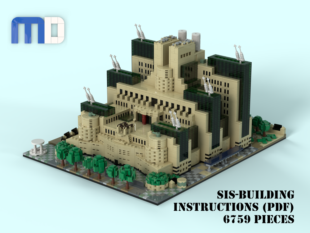 LEGO MOC SIS-Building (Vauxhall Cross / MI6) MOC by MDesigns ...