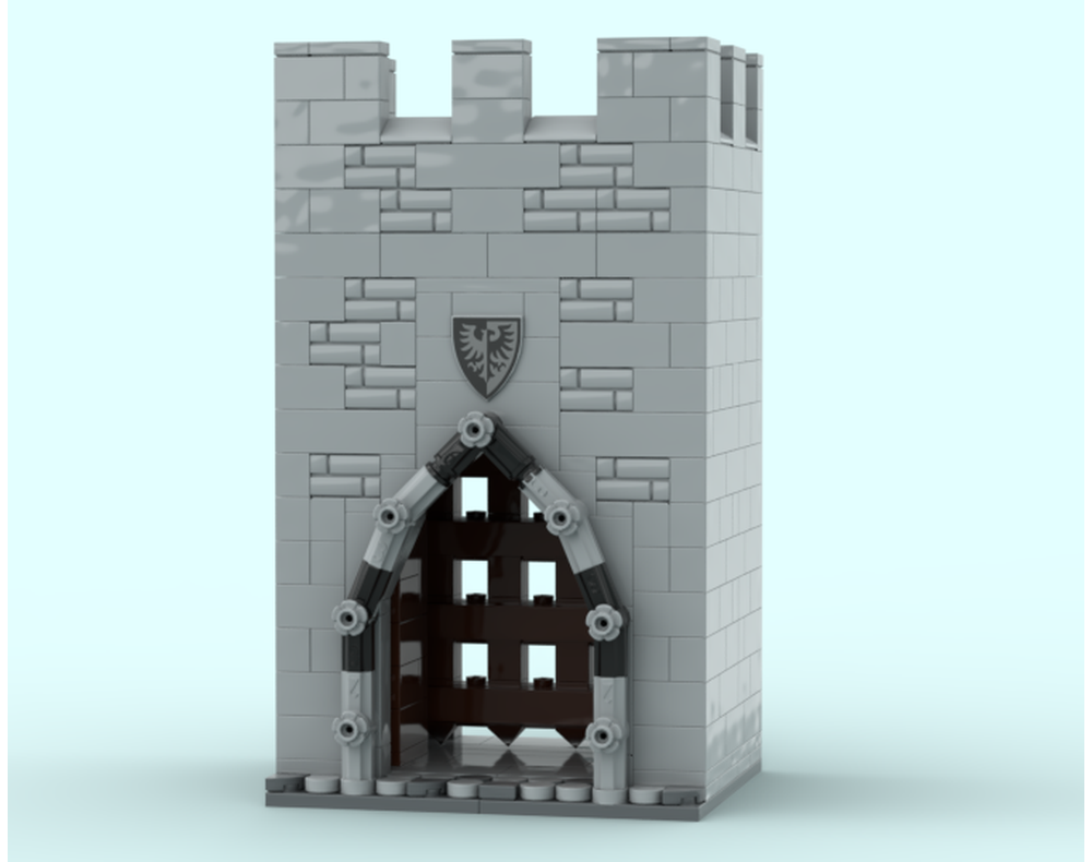 LEGO MOC Tower Gate by Castle_Builder | Rebrickable - Build with LEGO