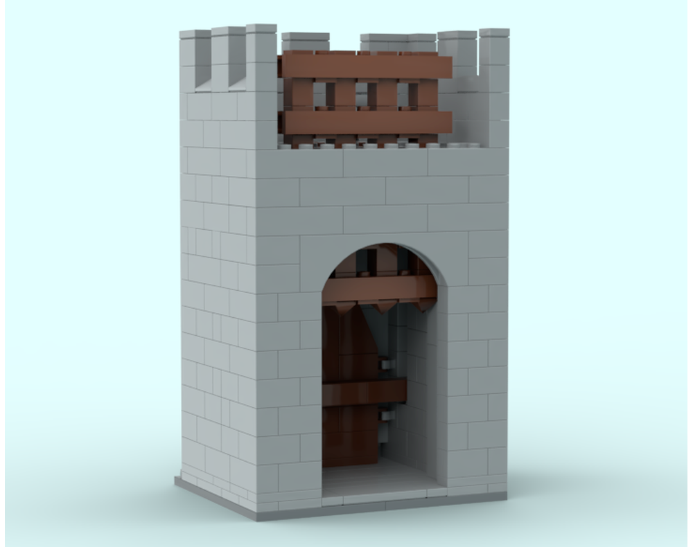 LEGO MOC Tower Gate by Castle_Builder | Rebrickable - Build with LEGO