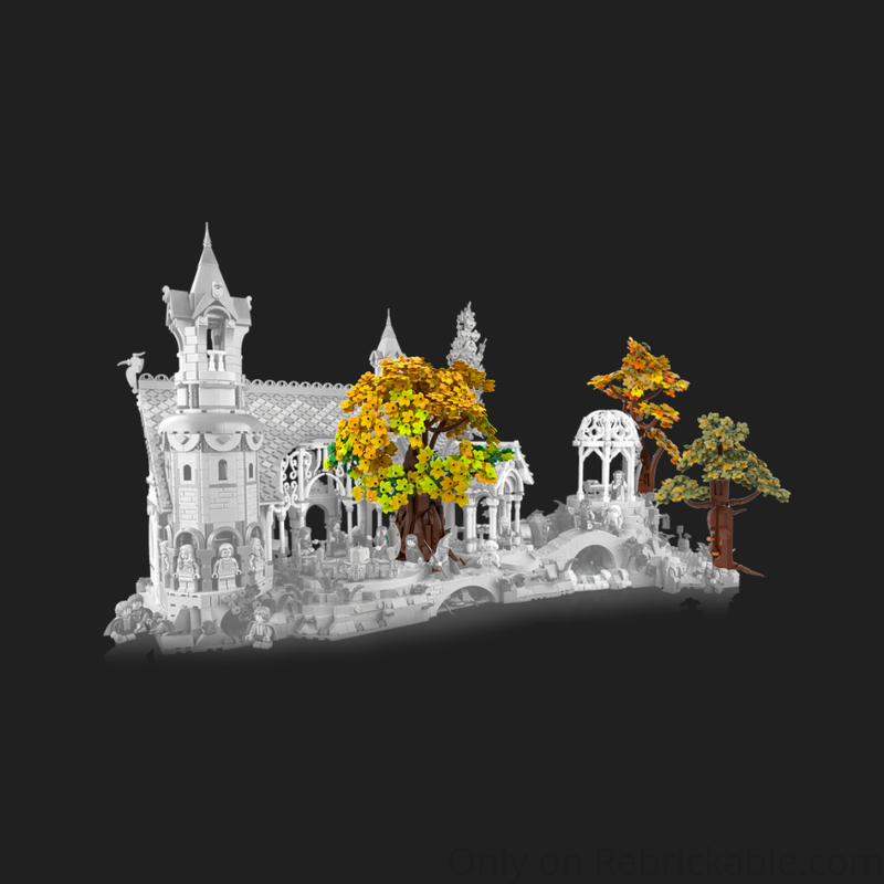 LEGO MOC Rivendell - Lusher Trees by rebelnili | Rebrickable - Build ...