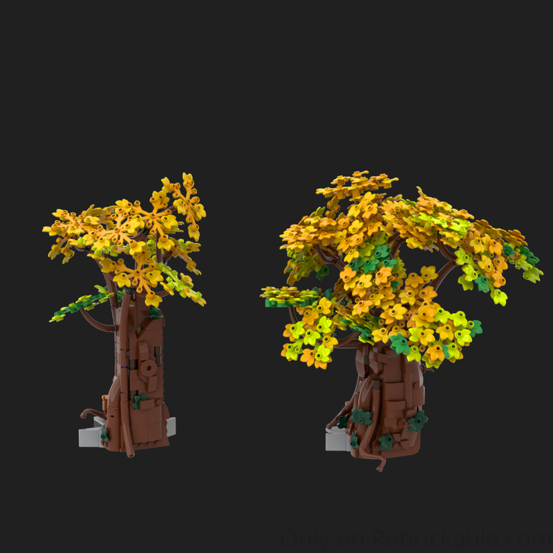 LEGO MOC Rivendell - Lusher Trees by rebelnili | Rebrickable - Build ...