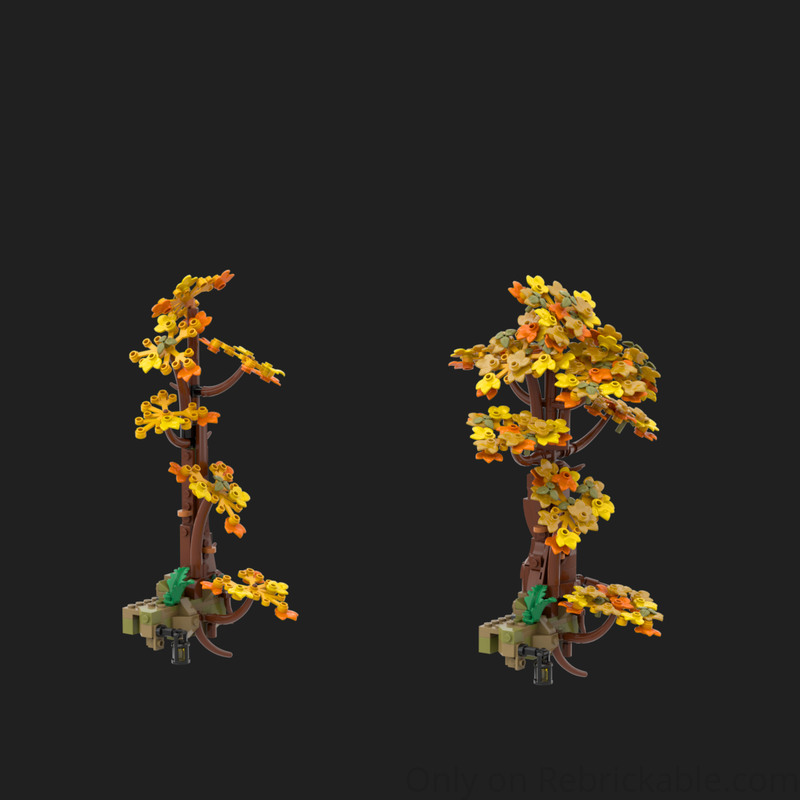 LEGO MOC Rivendell - Lusher Trees by rebelnili | Rebrickable - Build ...