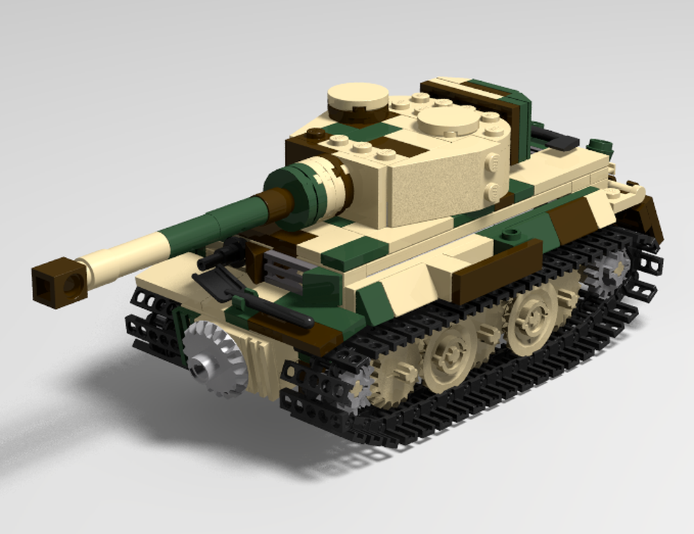 LEGO MOC Lego easy Tiger Tank by FrenchBricks | Rebrickable - Build ...
