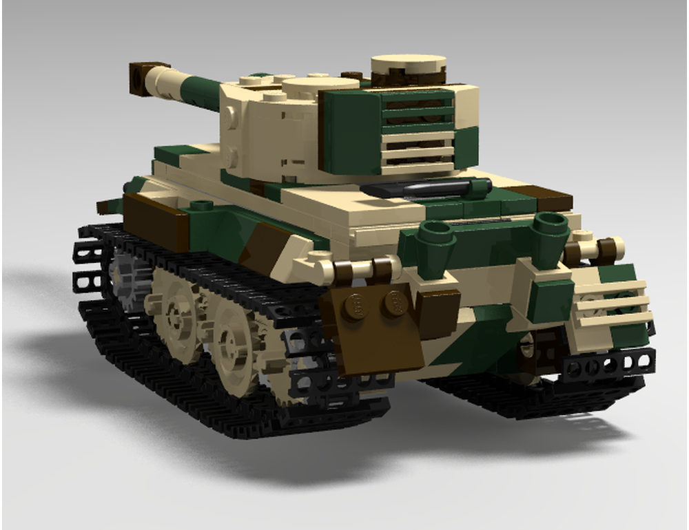 LEGO MOC-216720 Lego easy Tiger Tank by FrenchBricks | Rebrickable ...
