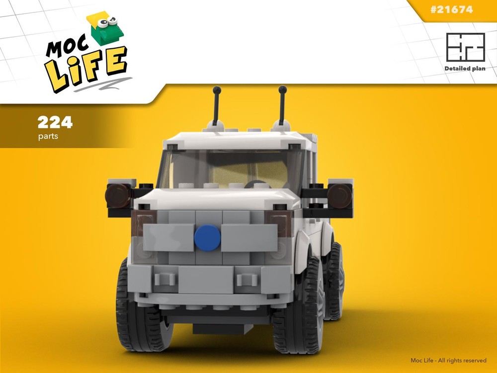 LEGO MOC Ford F-150 quad cab small bed by MocLife | Rebrickable - Build ...