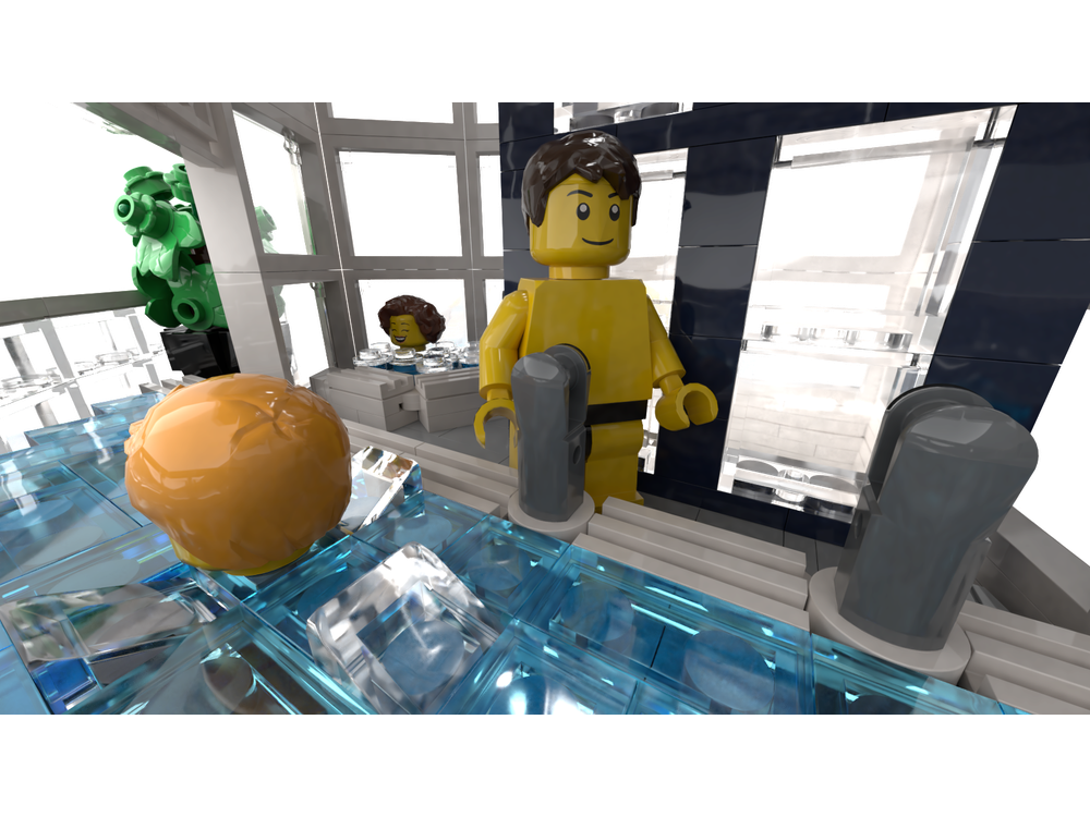 LEGO MOC-216750 Brickman Tower: Physio Therapy & Swimming Hall (7⁄9) by ...