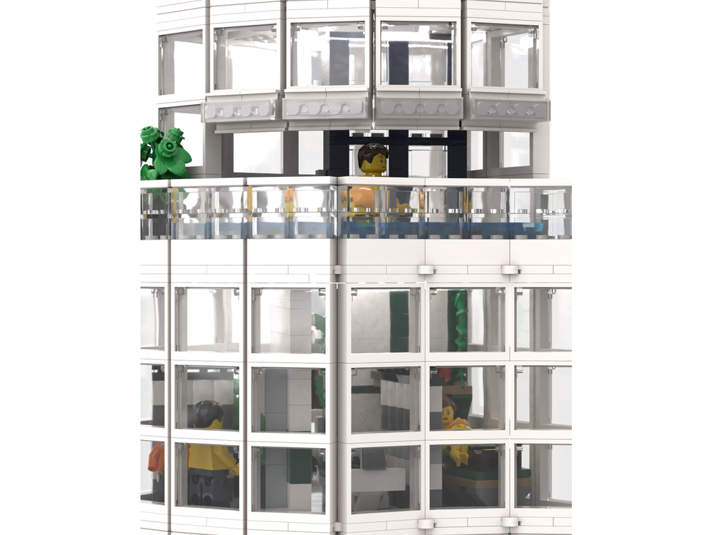 LEGO MOC-216750 Brickman Tower: Physio Therapy & Swimming Hall (7⁄9) by ...