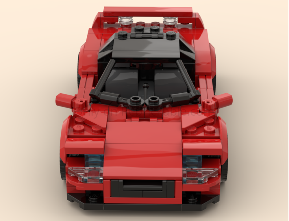 LEGO MOC 1990 Honda NSX by Xayabricks | Rebrickable - Build with LEGO