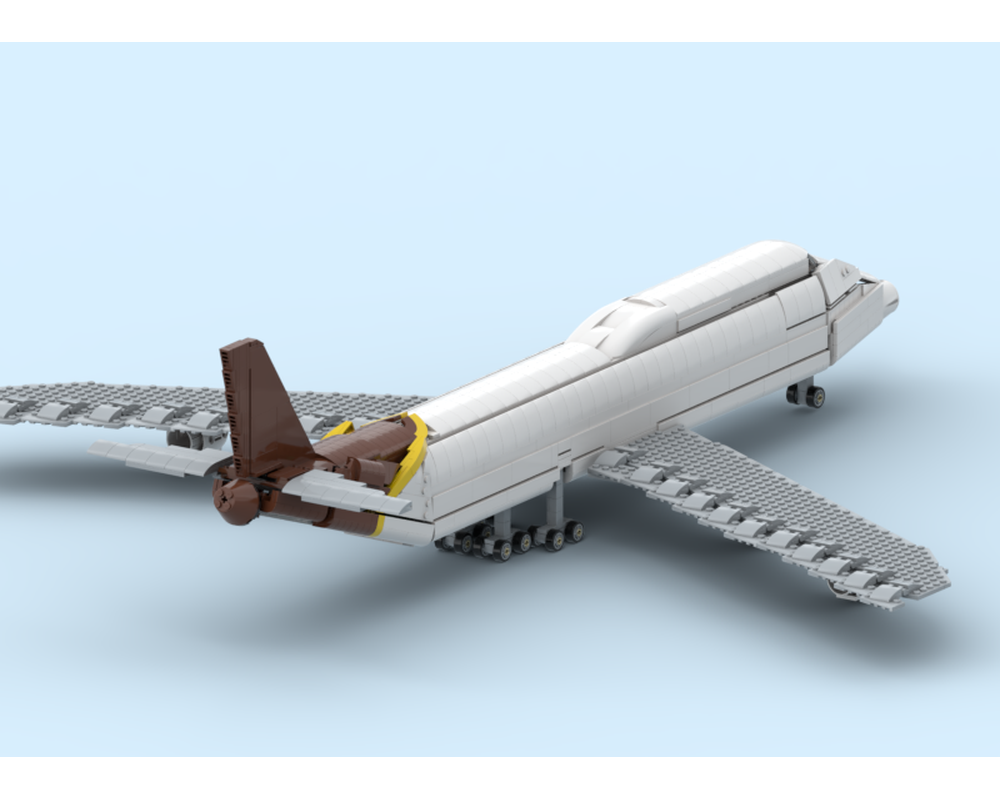 LEGO MOC UPS Airline Boeing 747 by wonderbrickz | Rebrickable - Build ...