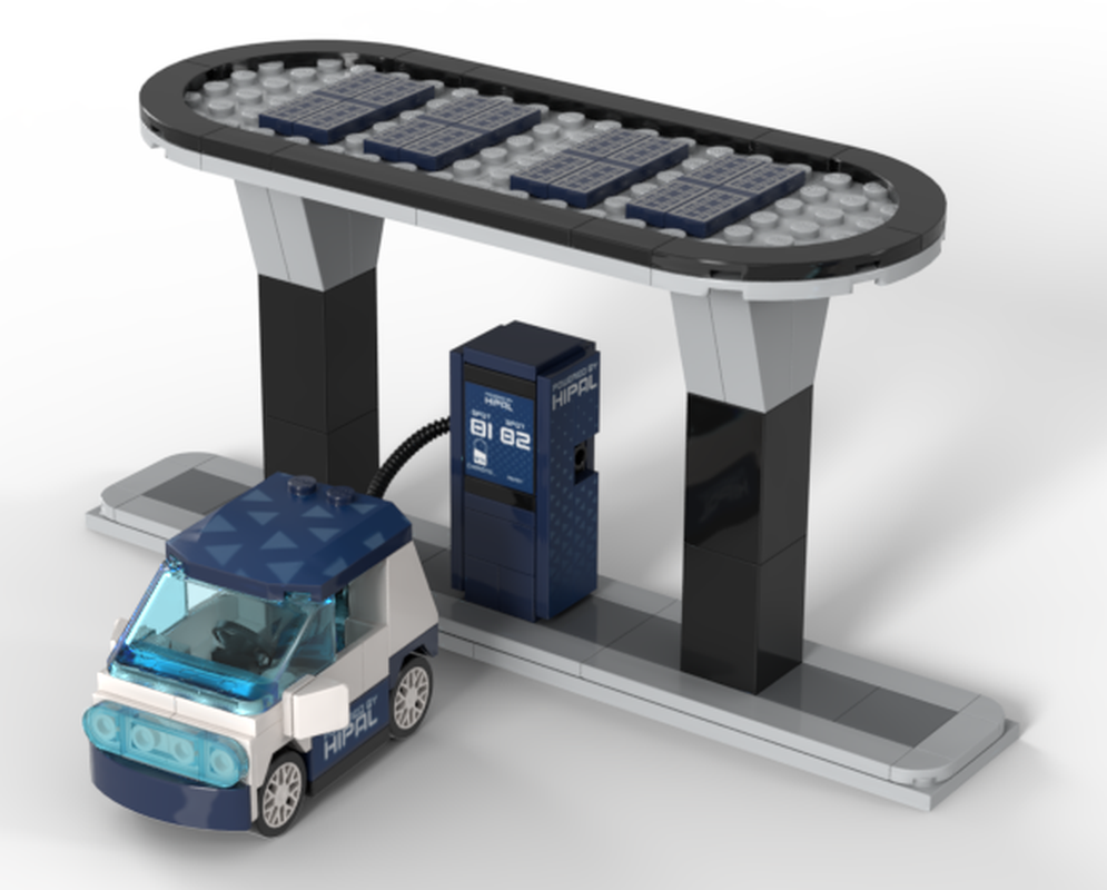LEGO MOC HIPAL - Charging station by Flaz82 | Rebrickable - Build with LEGO
