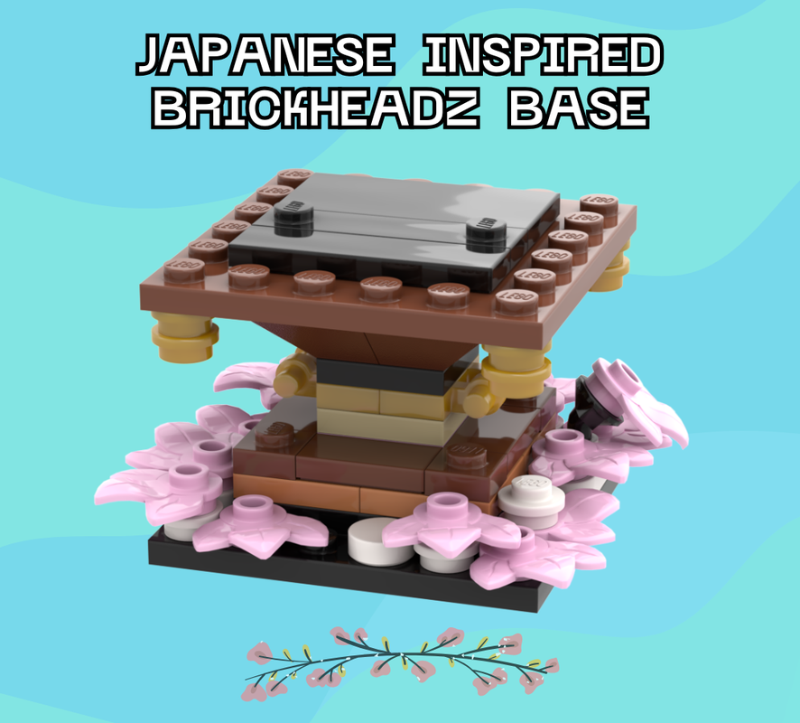 LEGO MOC JAPANESE INSPIRED BRICKHEADZ BASE by Pepestudss | Rebrickable ...