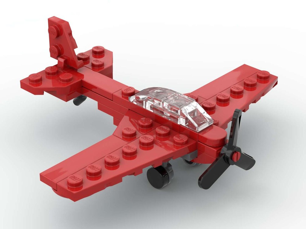 LEGO MOC Small Motor Aircraft by BeFriSch | Rebrickable - Build with LEGO