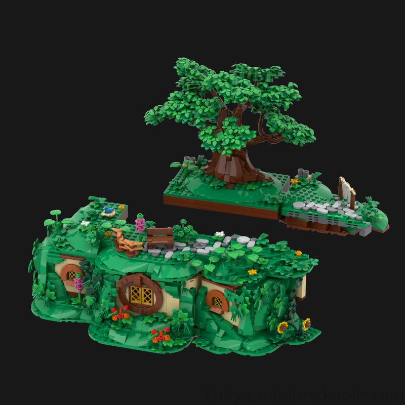 LEGO MOC-216782 The Shire - Closed Back / Additional Rooms by rebelnili ...