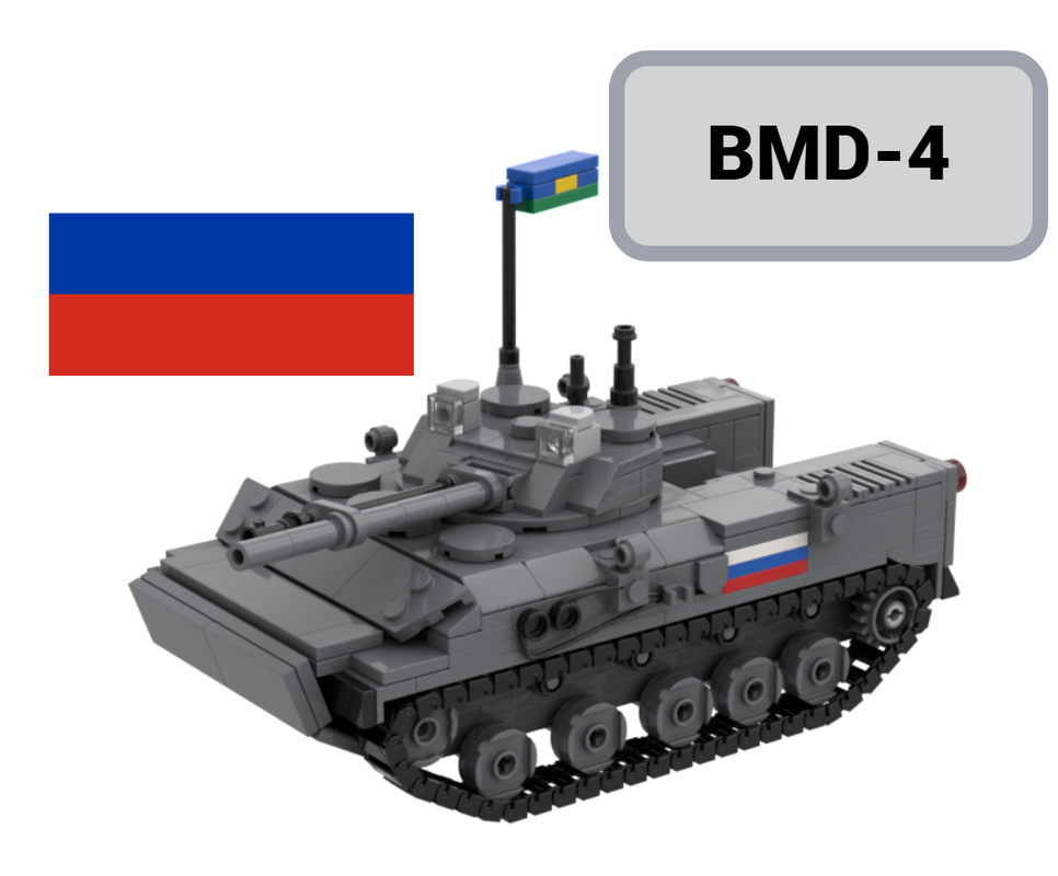 LEGO MOC BMD-4 Russian IFV 1/35 Scale by Grant Williams | Rebrickable - Build with LEGO