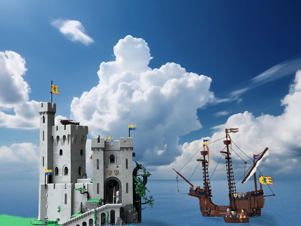 LEGO MOC Medieval Carrack - Without Modular Hull by DragonMasterBuilder ...