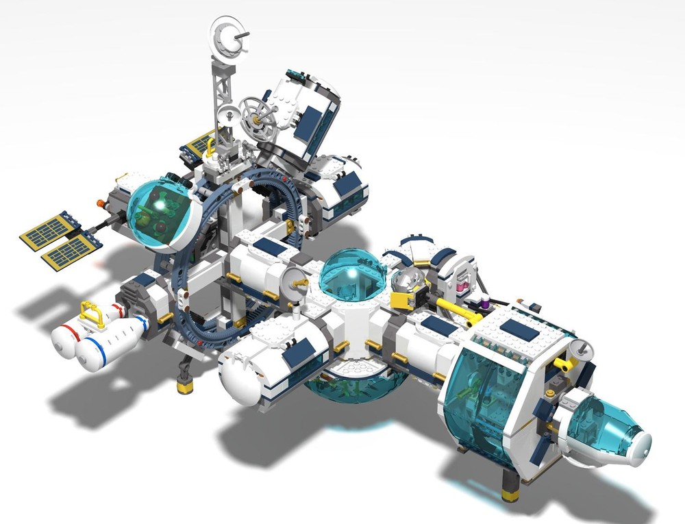 LEGO MOC Space Station by Ironmax | Rebrickable - Build with LEGO