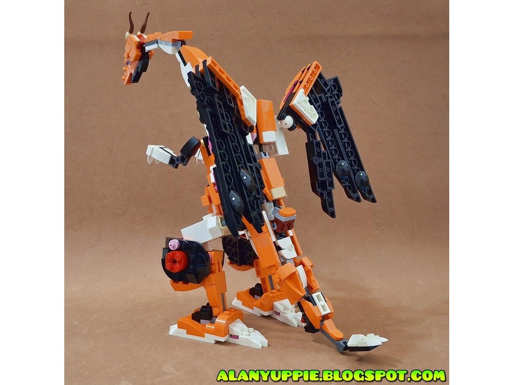 LEGO MOC Transformer Megatron Dragon (Beast Wars) using LEGO Creator ...