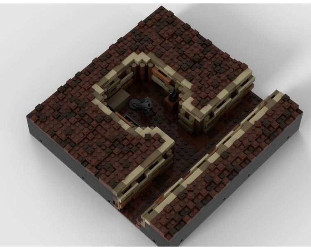 LEGO MOC Modular Trench - Mortar Pit With Firestep by mikey2110 ...