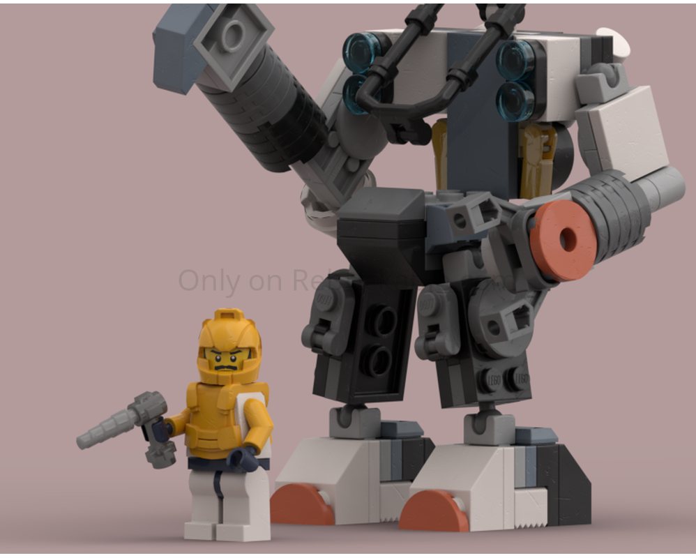 LEGO MOC 60428 Space Construction Mech mod by legoswoda | Rebrickable ...