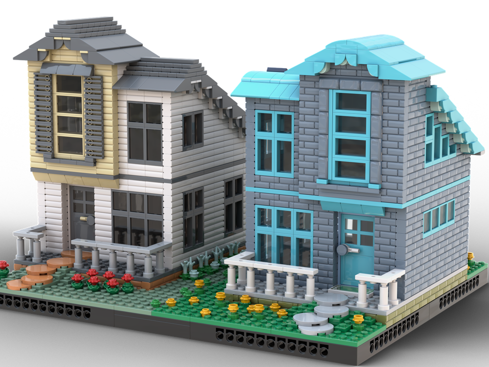 LEGO MOC-216832 Suburban Modular Home 5 by Thomus_Bean | Rebrickable ...