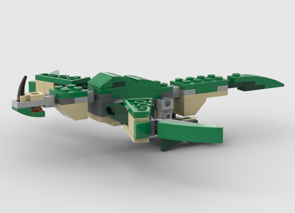 LEGO MOC 31058 Baby European Horn Wyvern 1:32 by SuperHeroBrick ...