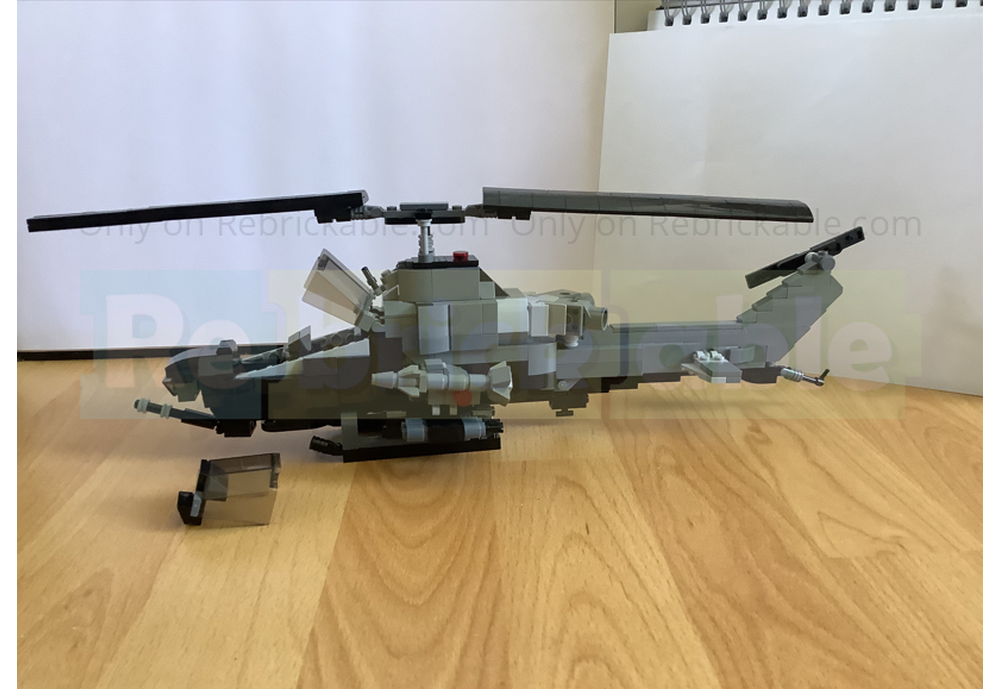 LEGO MOC bell AH-1W supercobra attack helicopter by sir stinky builds ...
