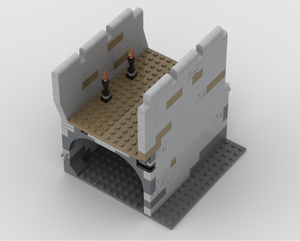 LEGO MOC-216845 Lion Castle Mid section basic Add-on by Longsword ...
