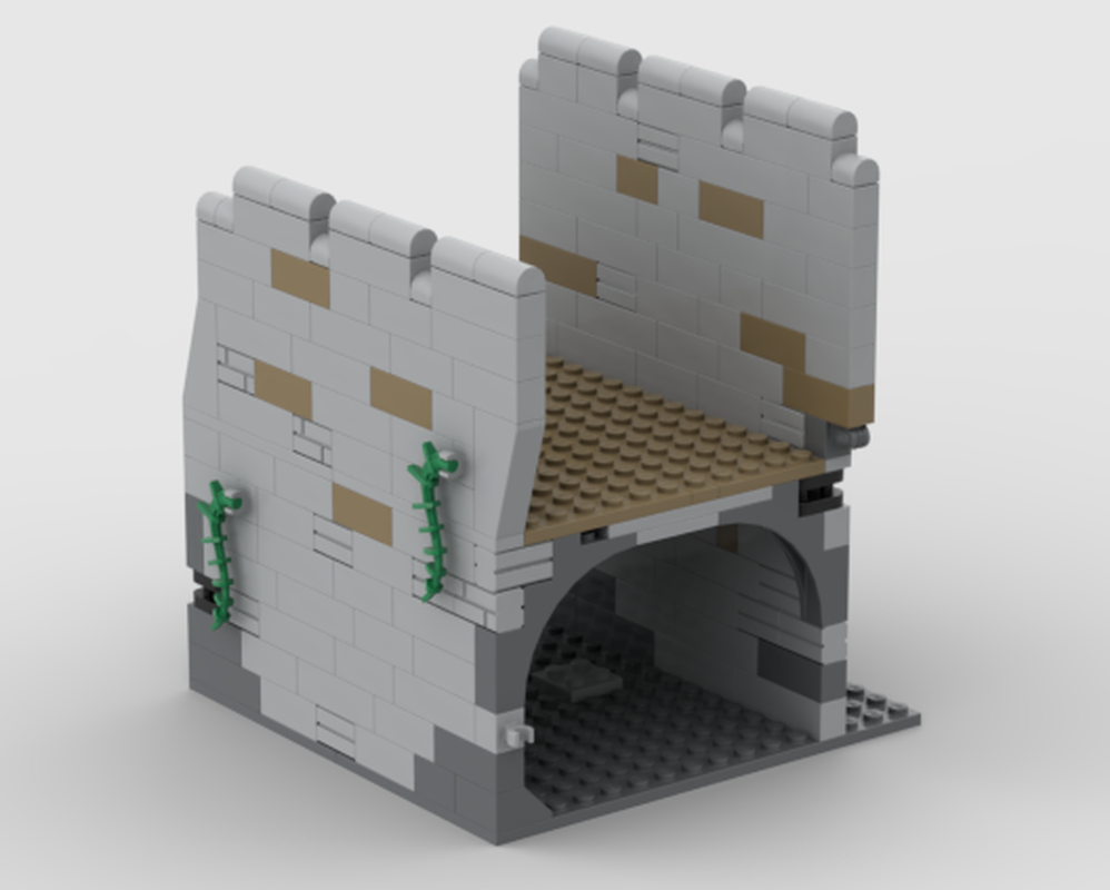 LEGO MOC Lion Castle Mid section basic Add-on by Longsword ...